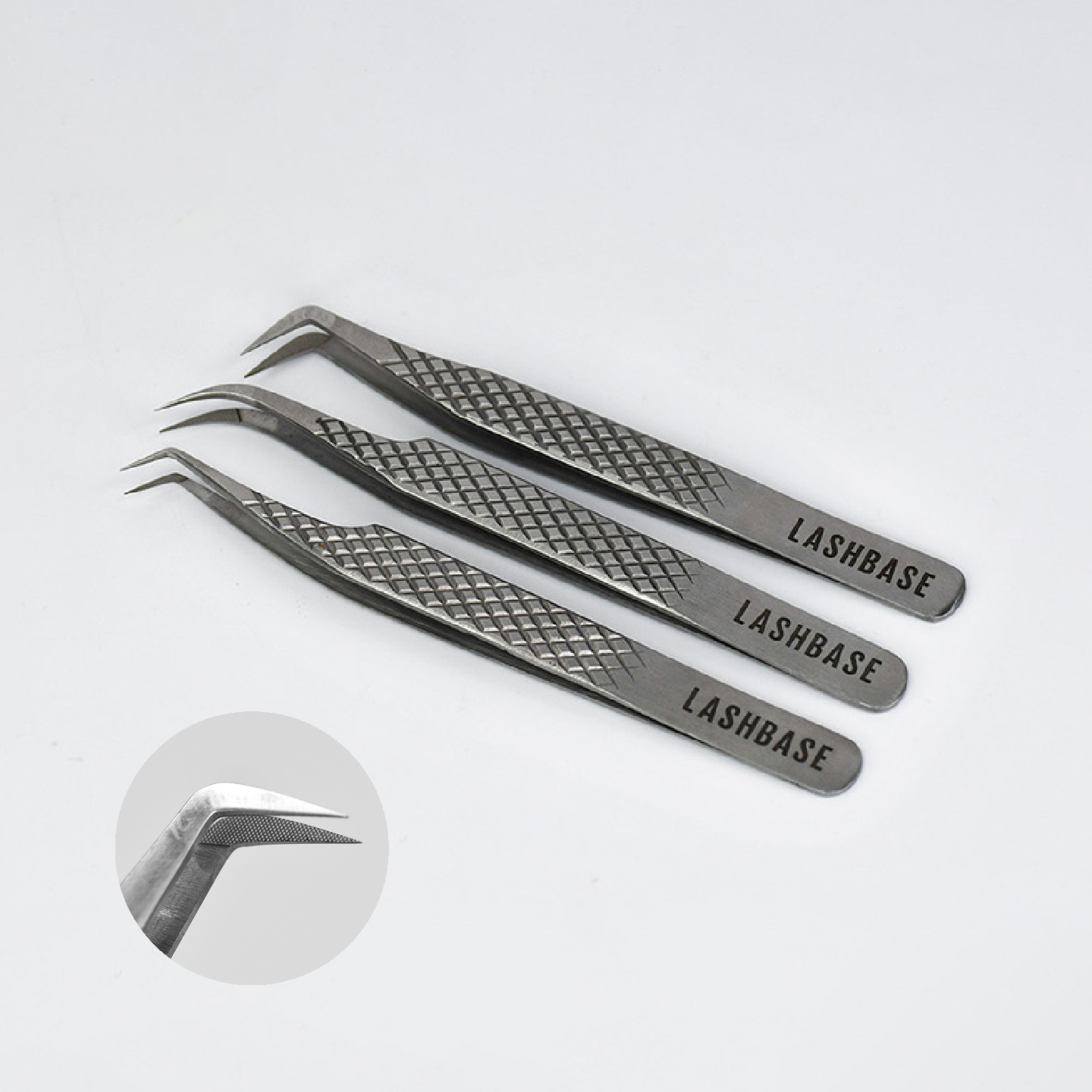 Fiber Tip Tweezers for Lash Extensions | LashBase Inc