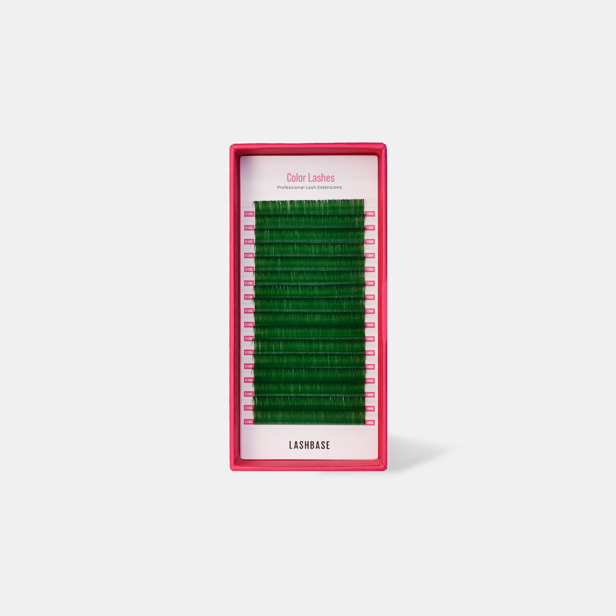 Color Lashes - Green | LashBase Inc