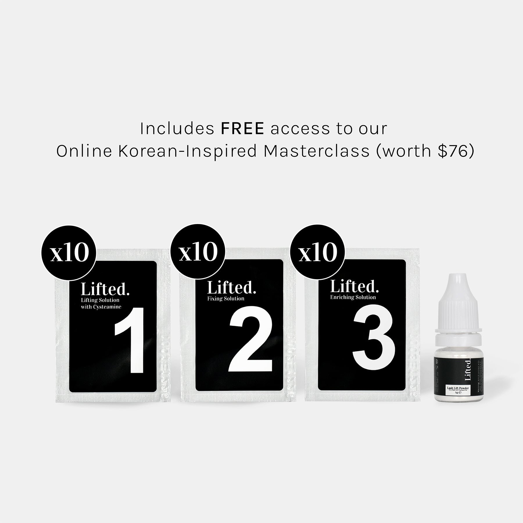 Lifted. with Cysteamine & Lash Lift Powder | LashBase Inc