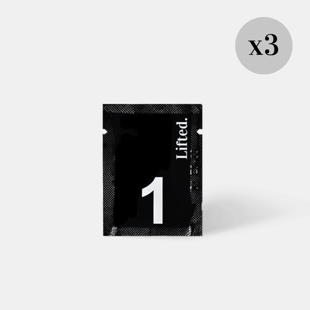 Lifted. Lift 1 - (3 Sachets) | Lash Lift | LashBase
